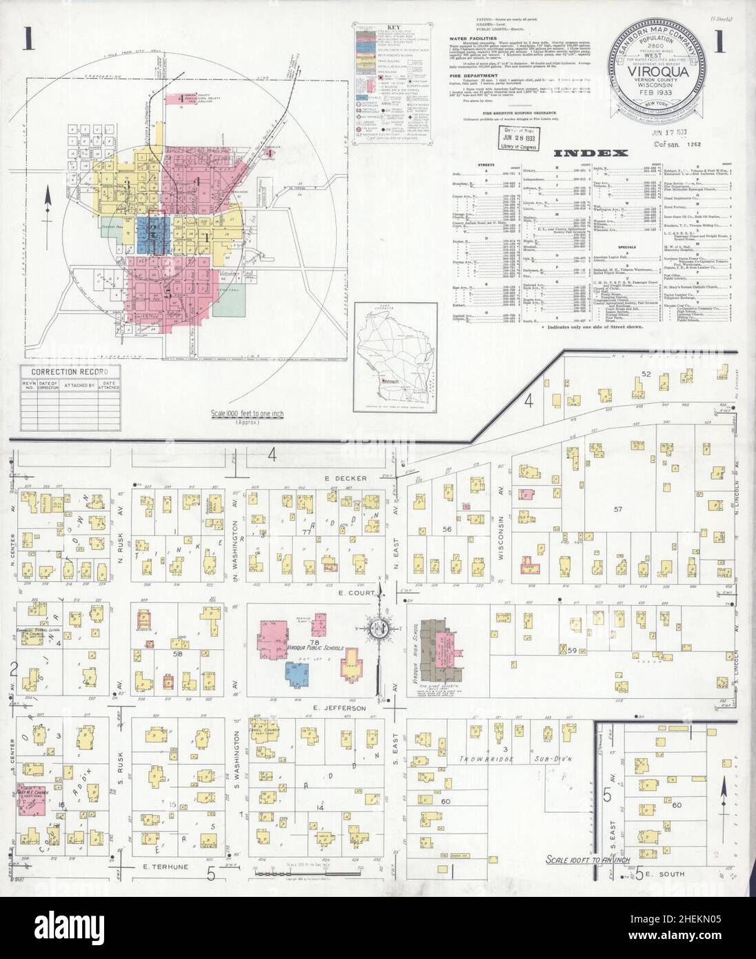 Map of viroqua hi-res stock photography and images - Alamy