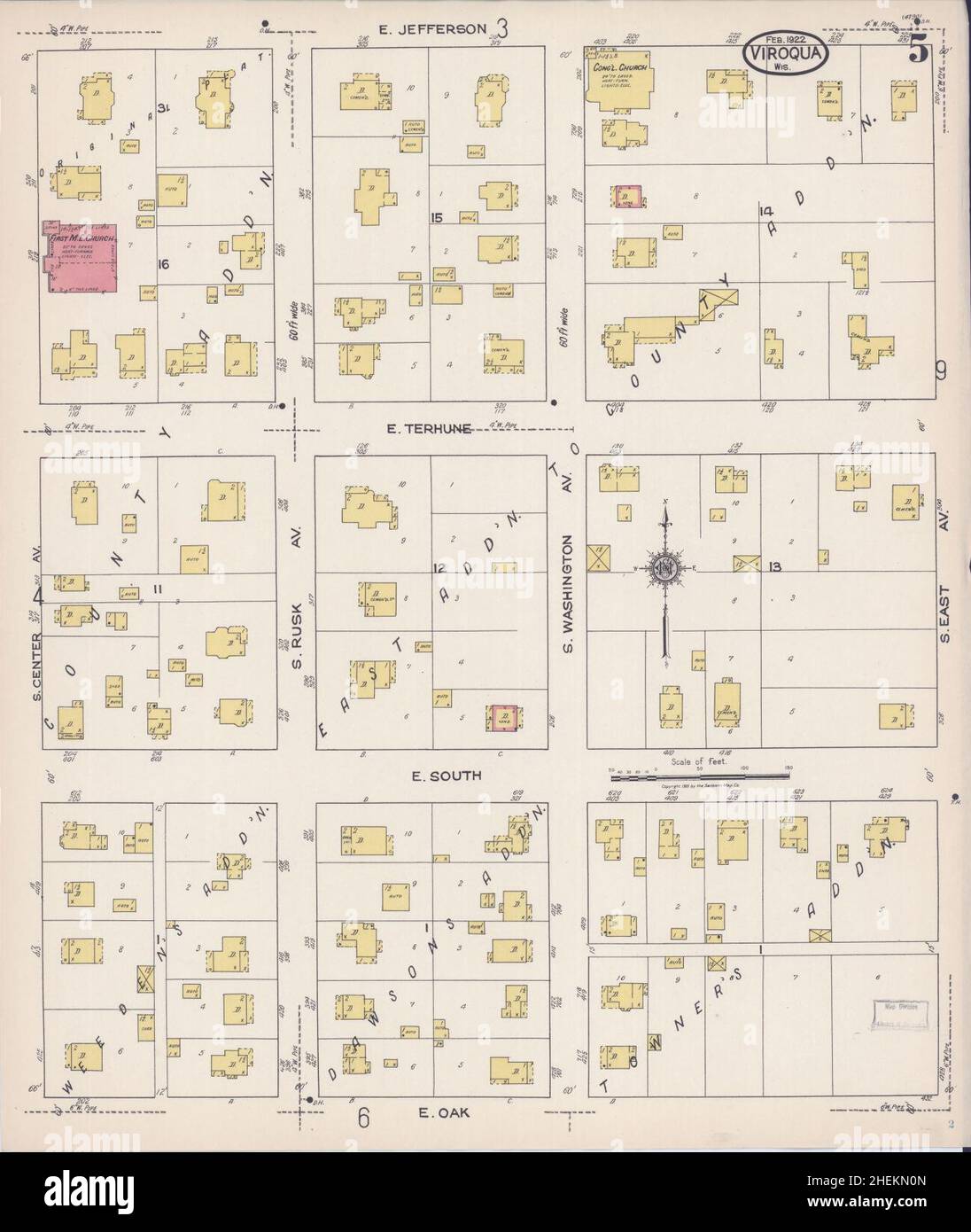 Viroqua wisconsin map hi-res stock photography and images - Alamy