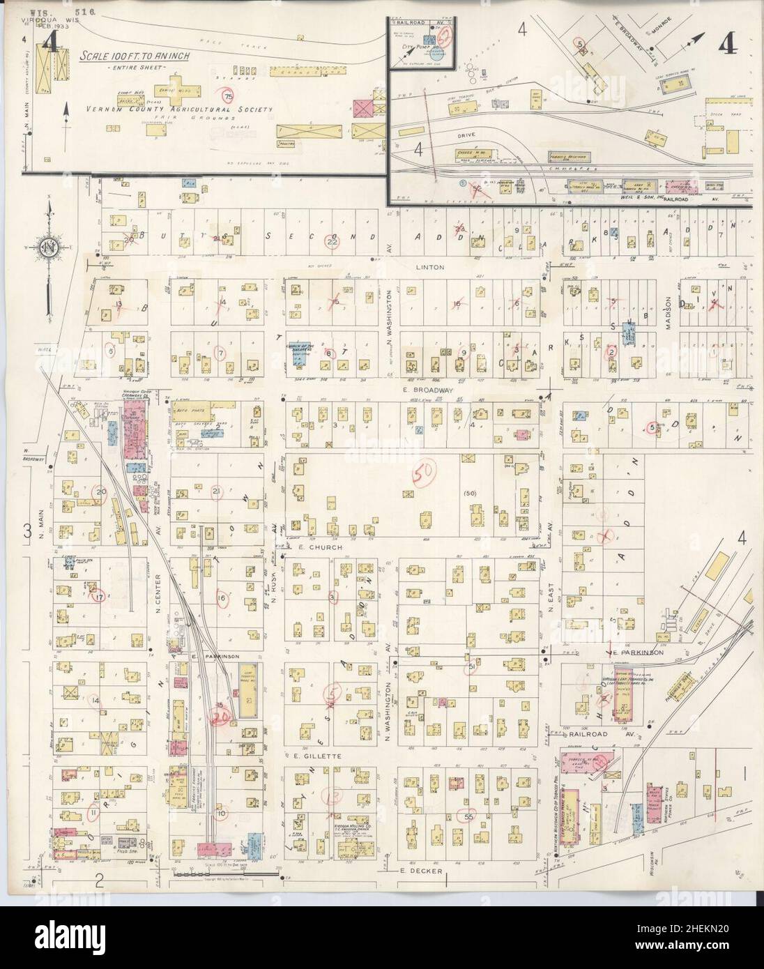 Map of viroqua hi-res stock photography and images - Alamy