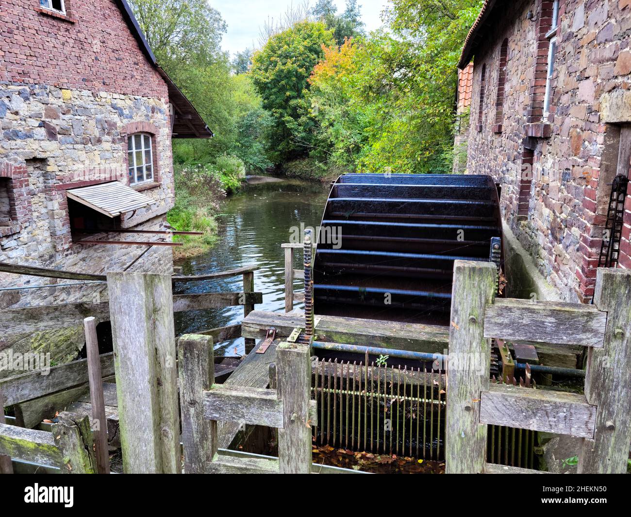 Old water mill on the river. Grinding mill Stock Photo - Alamy