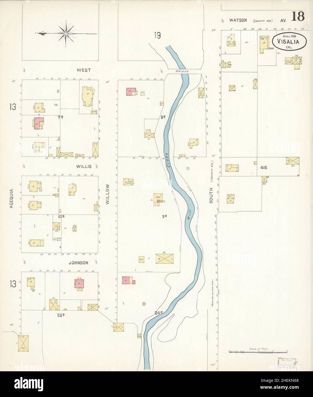 Tulare county map hi-res stock photography and images - Alamy