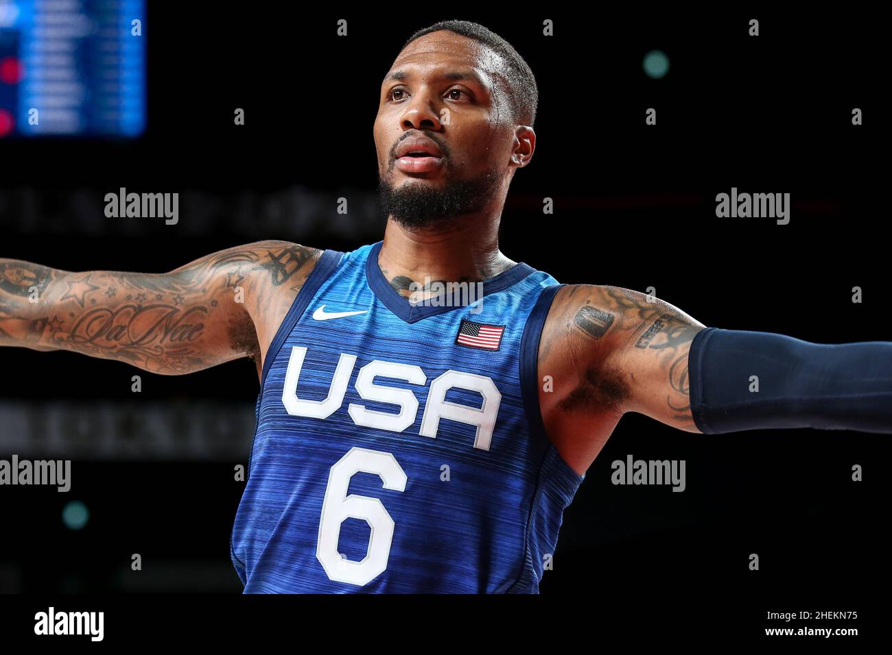 JULY 25th, 2021 - SAITAMA, JAPAN: Damian LILLARD of the United States ...