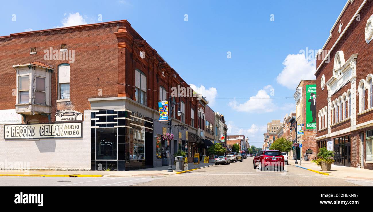 Old american record shop hi-res stock photography and images - Alamy
