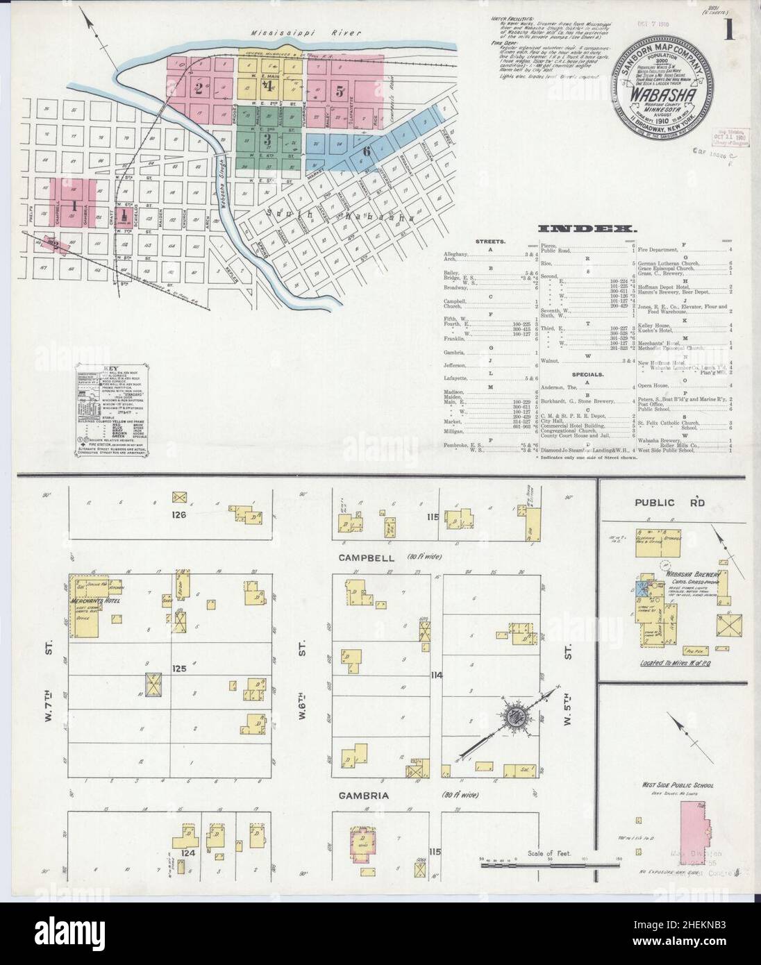 Map of wabasha hi-res stock photography and images - Alamy