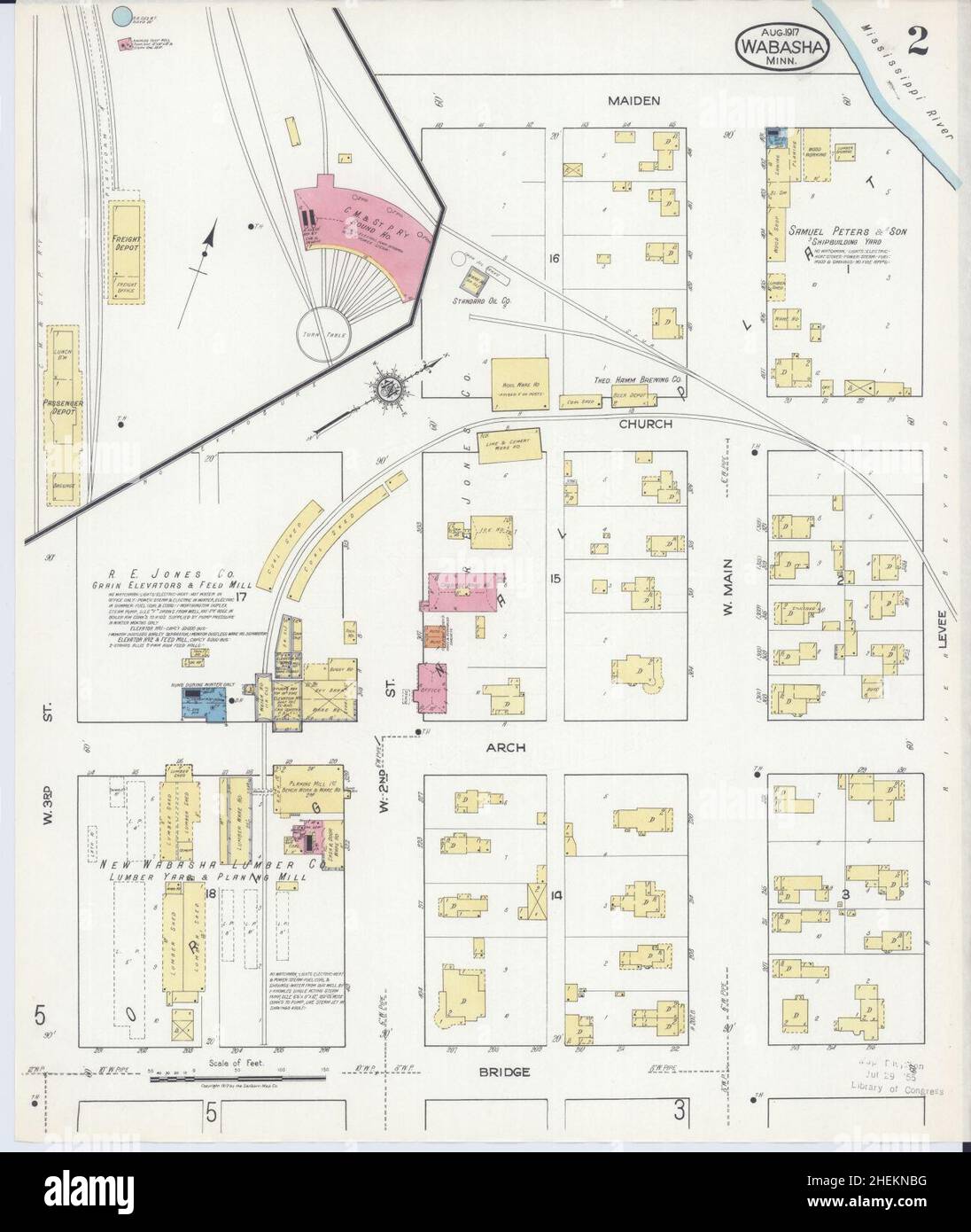 Map of wabasha hi-res stock photography and images - Alamy