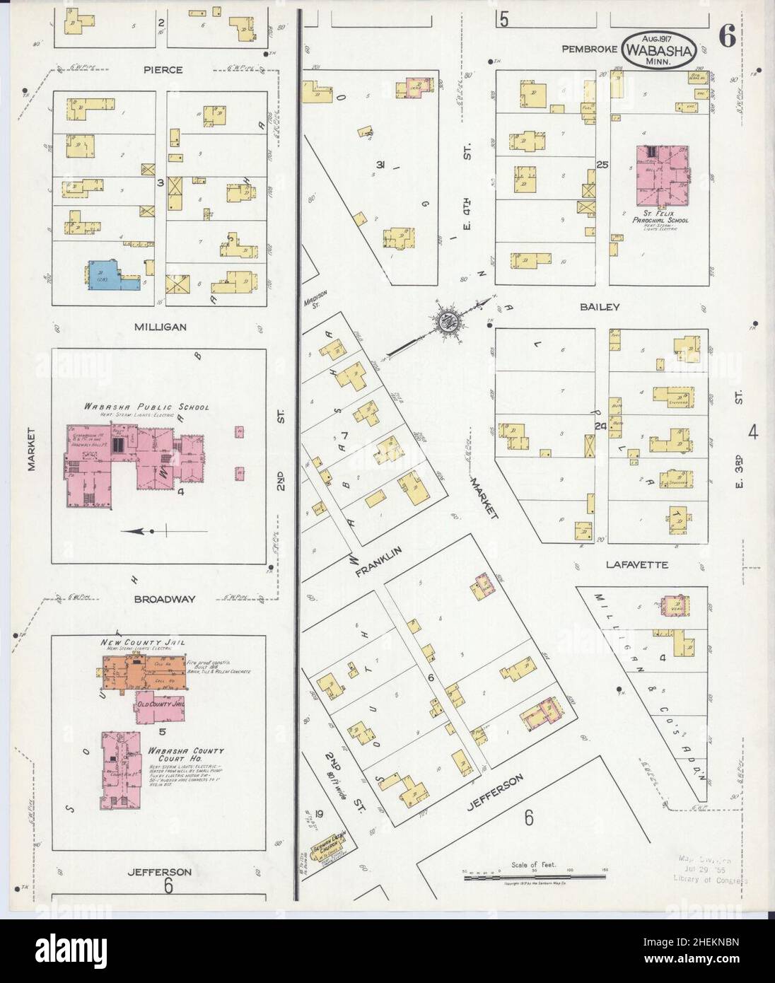 Map of wabasha hi-res stock photography and images - Alamy