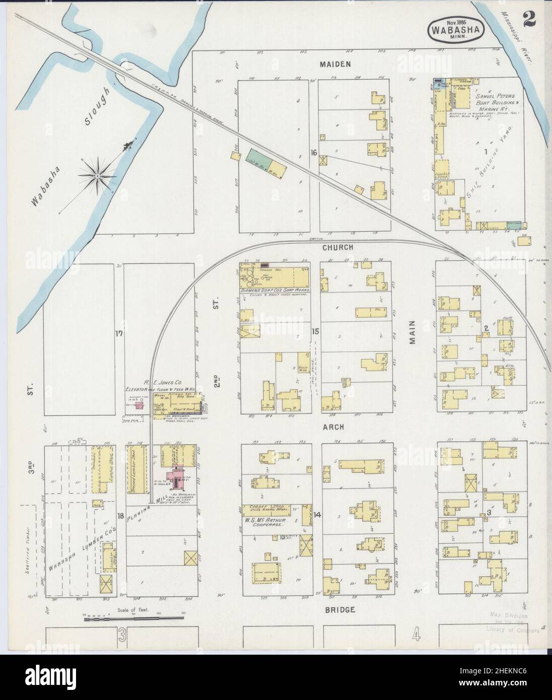 Map of wabasha hi-res stock photography and images - Alamy