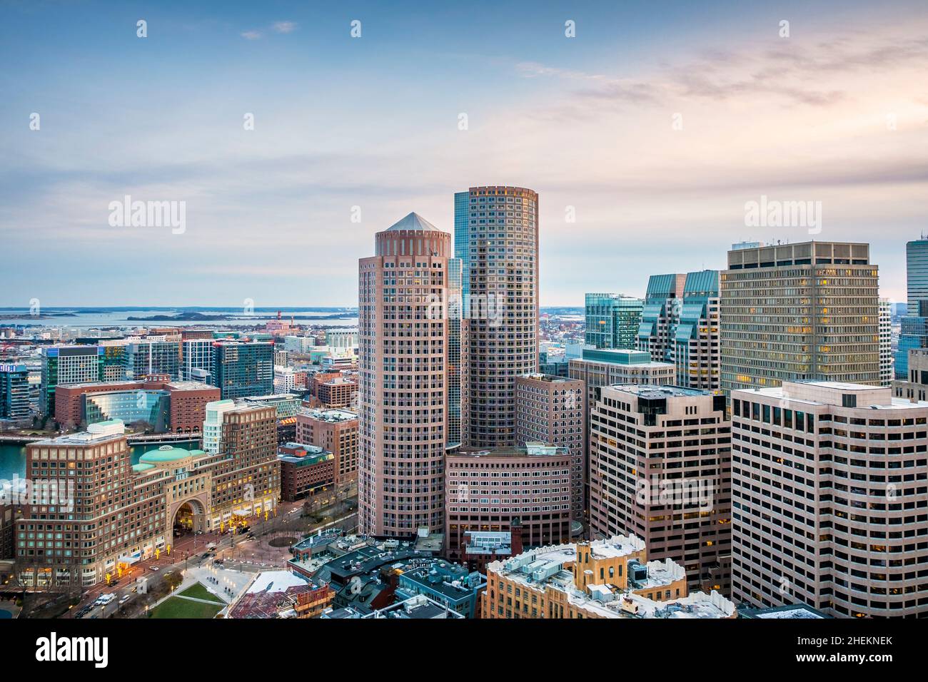 Aerial View of Boston in Massachusetts, USA Stock Photo - Alamy