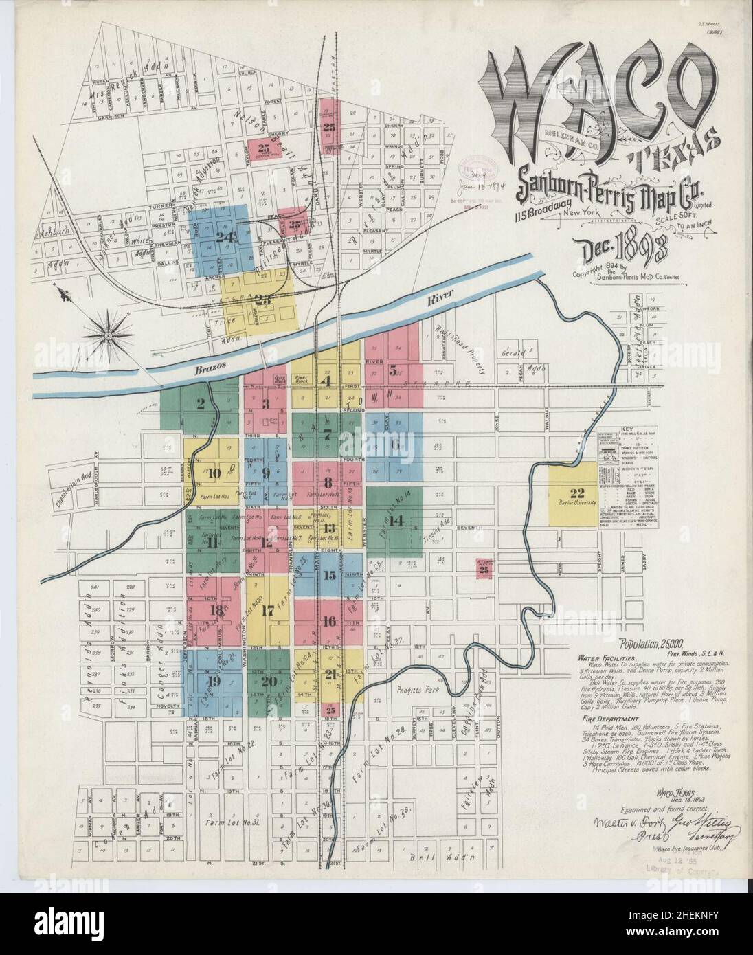 Map of mclennan hi-res stock photography and images - Alamy