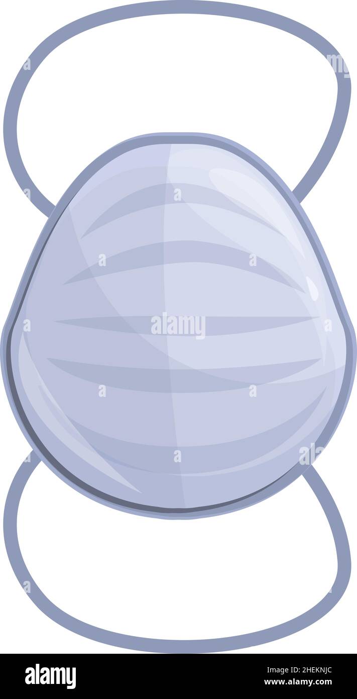 Wear mask icon cartoon vector. Medical safety. Hospital health Stock ...