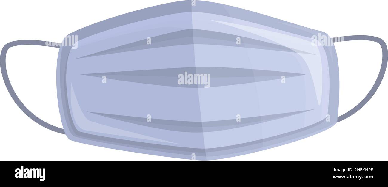 Classic face mask icon cartoon vector. Medical virus. Hospital ...