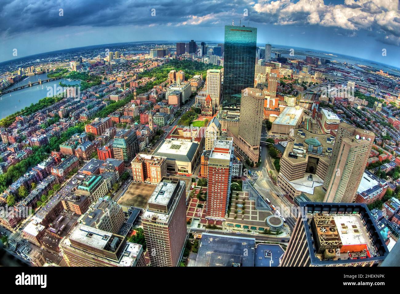 Aerial View of Boston in Massachusetts, USA Stock Photo - Alamy