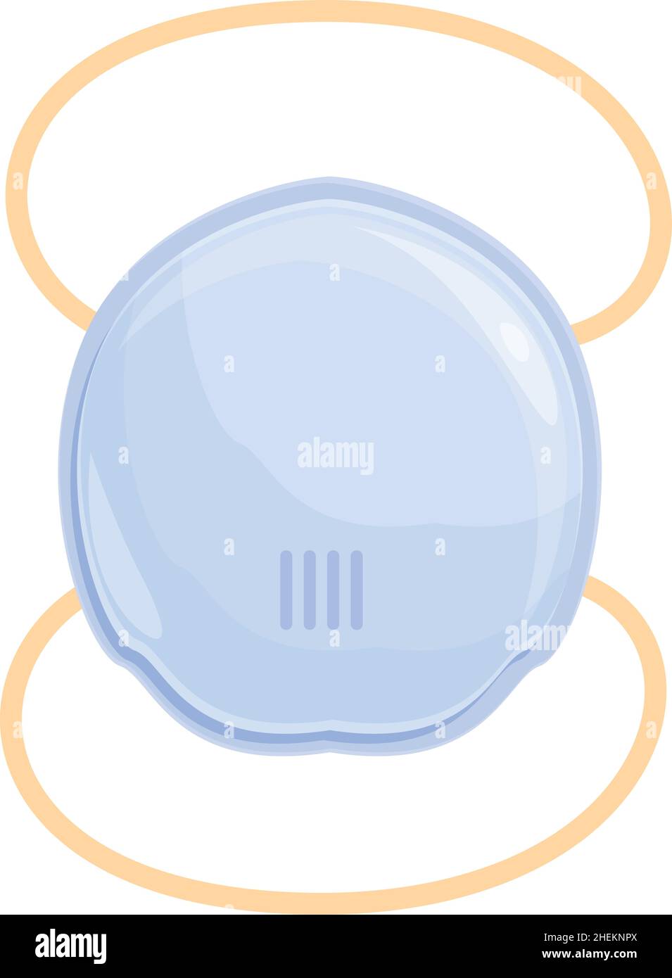 Nurse face mask icon cartoon vector. Medical safety. Wear equipment ...