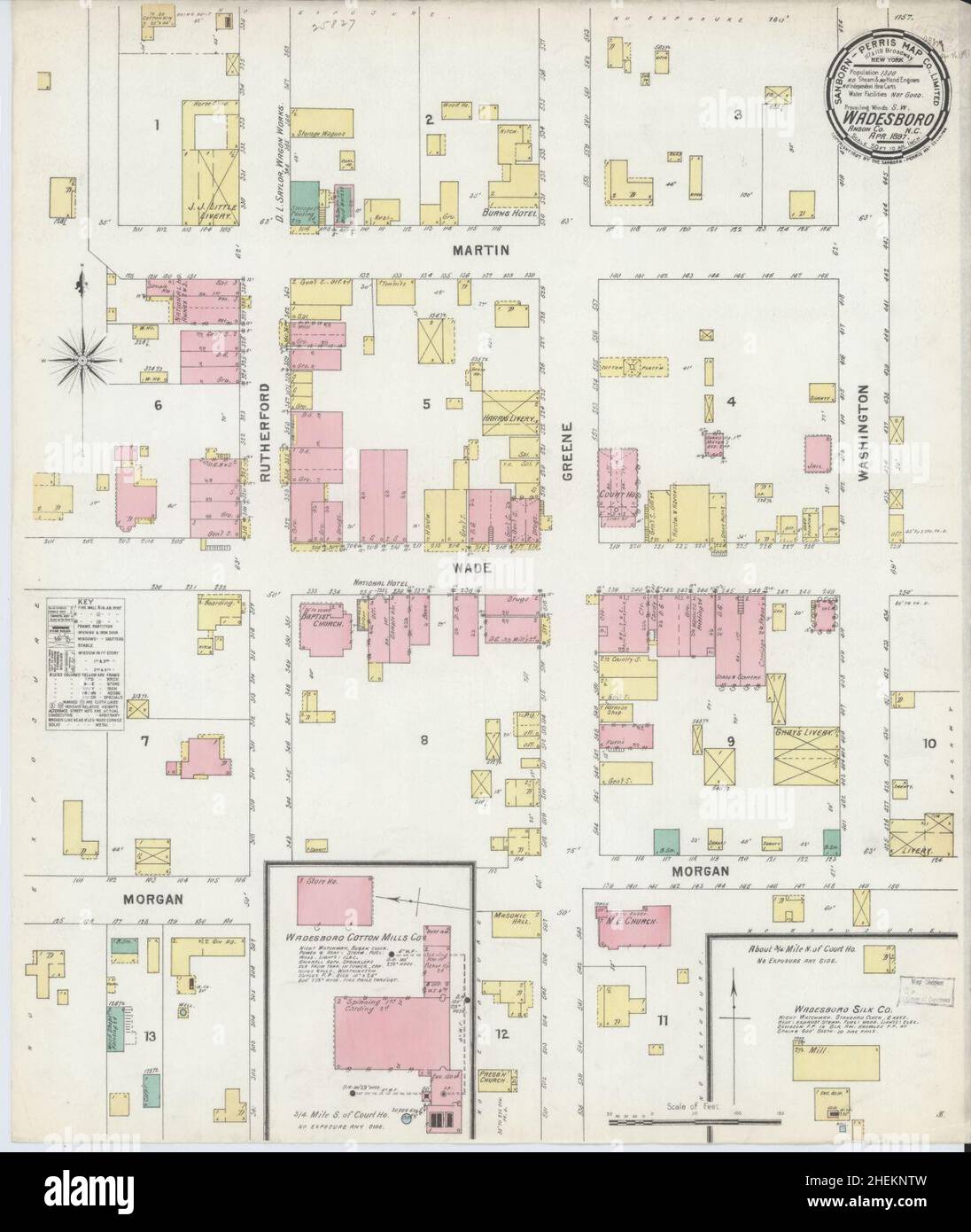 Anson county map hi-res stock photography and images - Alamy