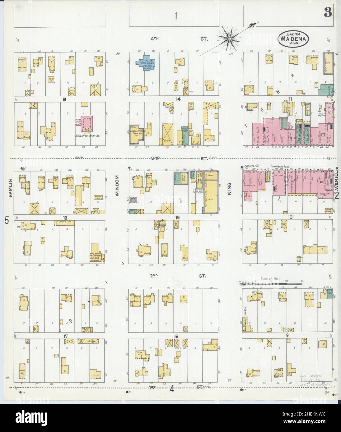 Map of wadena hi-res stock photography and images - Alamy