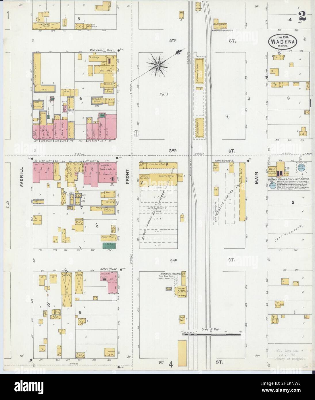 Map of wadena hi-res stock photography and images - Alamy
