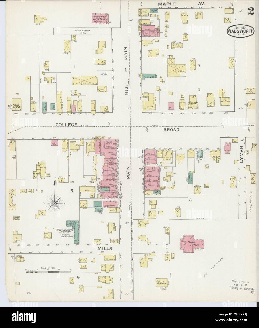 Map of medina ohio hi-res stock photography and images - Alamy