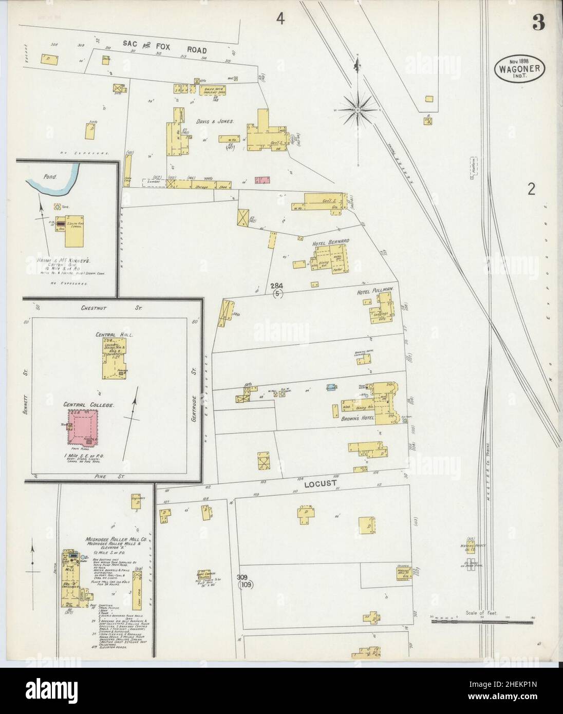 Map of wagoner oklahoma hi-res stock photography and images - Alamy