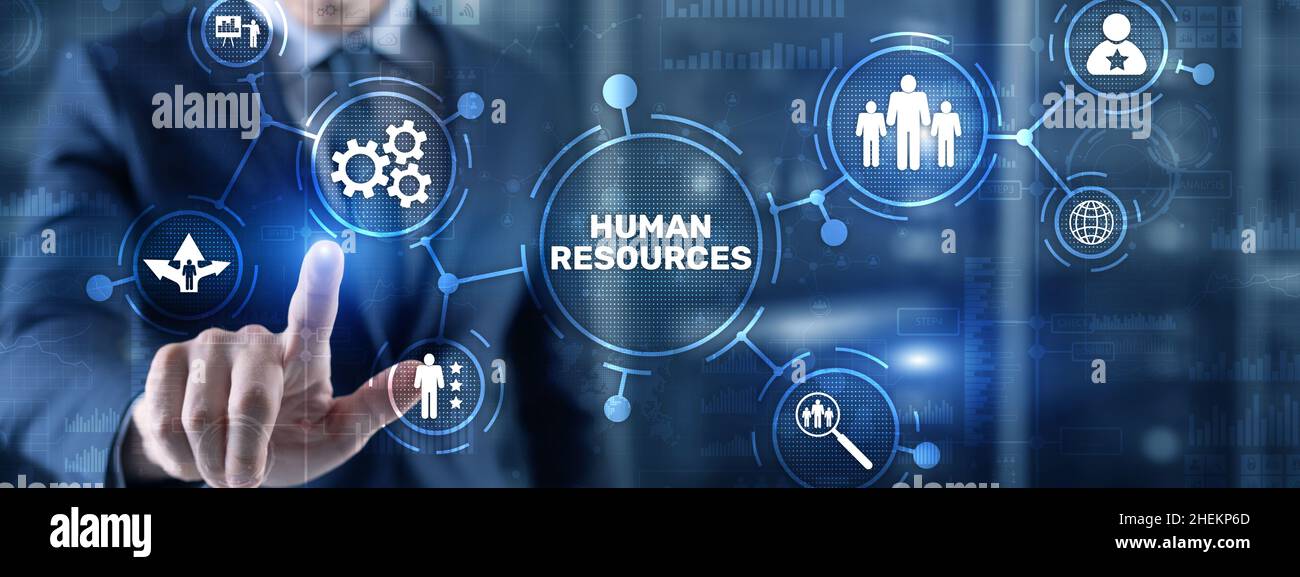 Modern Human Resources Hiring Job Occupation Concept. Business ...