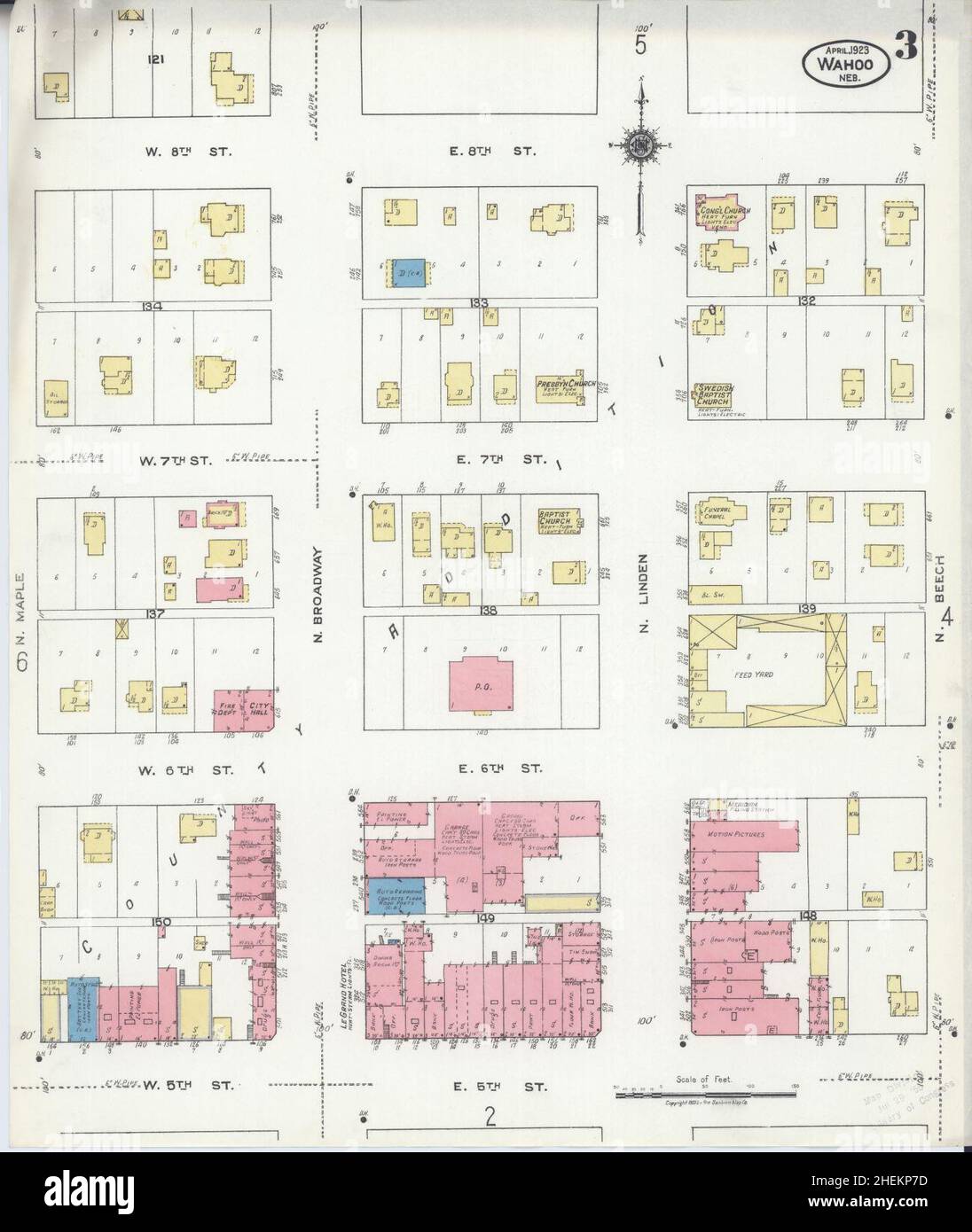 Map of wahoo nebraska hi-res stock photography and images - Alamy