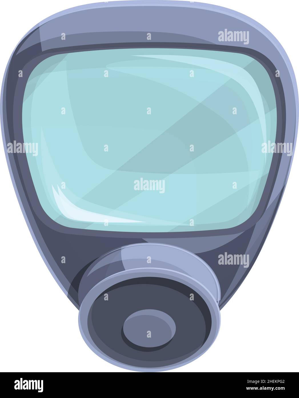 Modern gas mask icon cartoon vector. Safety health. Virus safety Stock ...