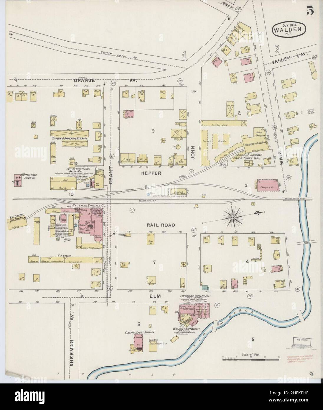 Walden map hi-res stock photography and images - Alamy
