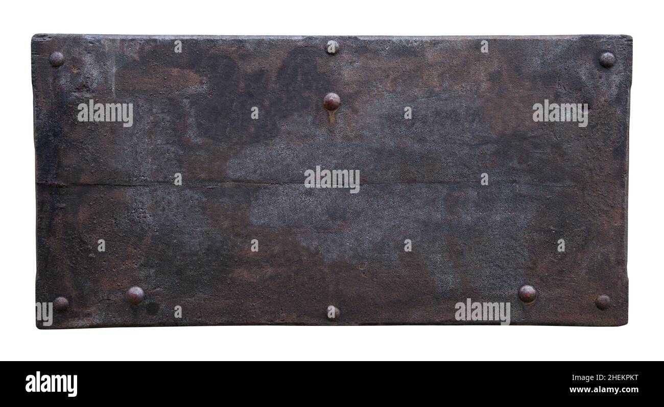 Vintage metal sign on Cut Out Stock Images & Pictures - Alamy