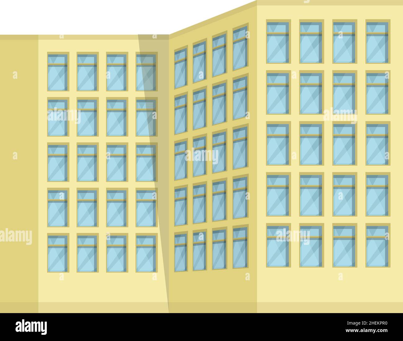 Multistory icon cartoon vector. Residential building. City block Stock ...