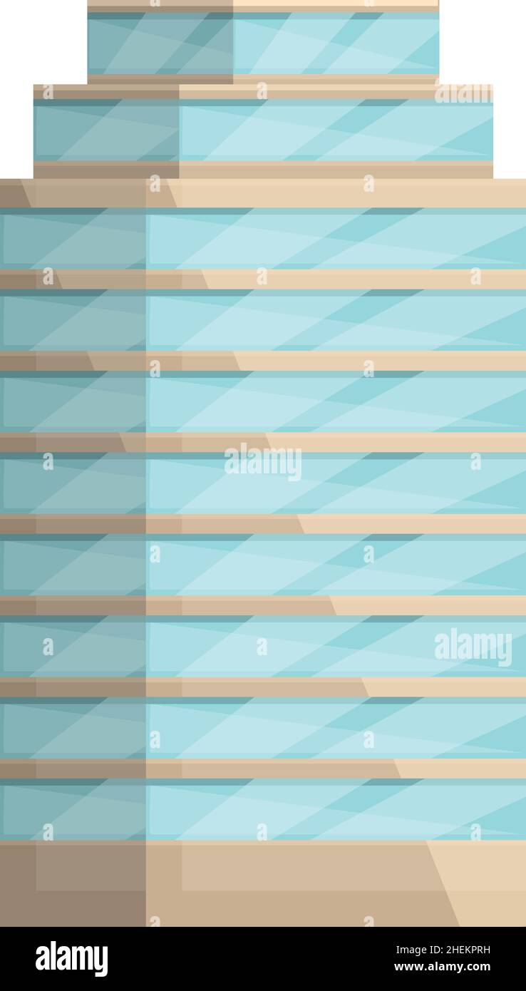 Small multistory icon cartoon vector. House block. Building apartment ...