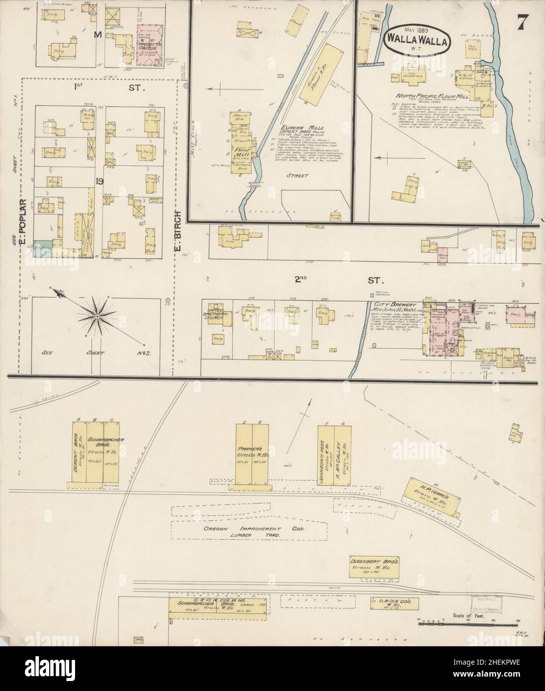 Sanborn Fire Insurance Map from Walla Walla, Walla Walla County ...