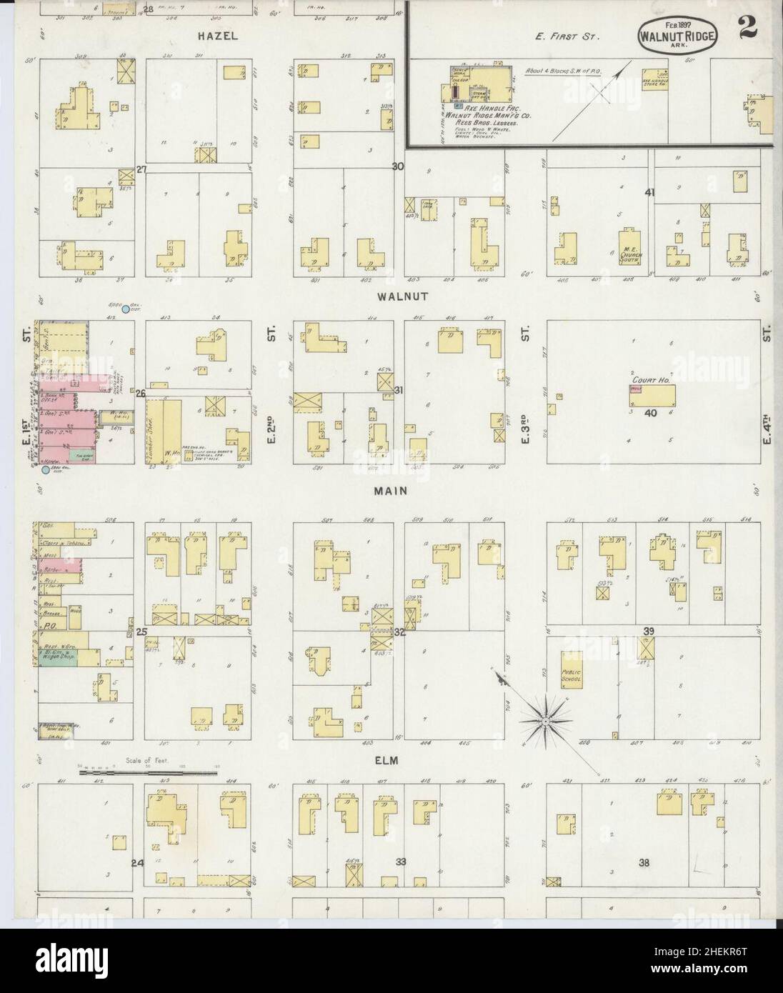Map of walnut ridge hi-res stock photography and images - Alamy