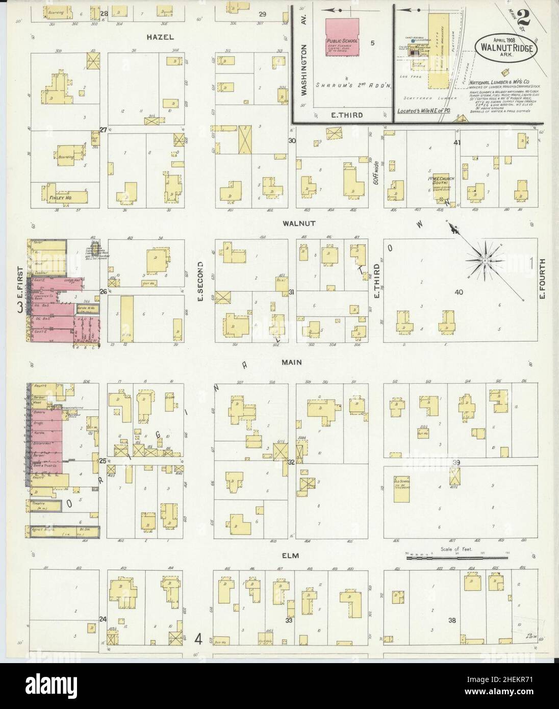Map of walnut ridge hi-res stock photography and images - Alamy