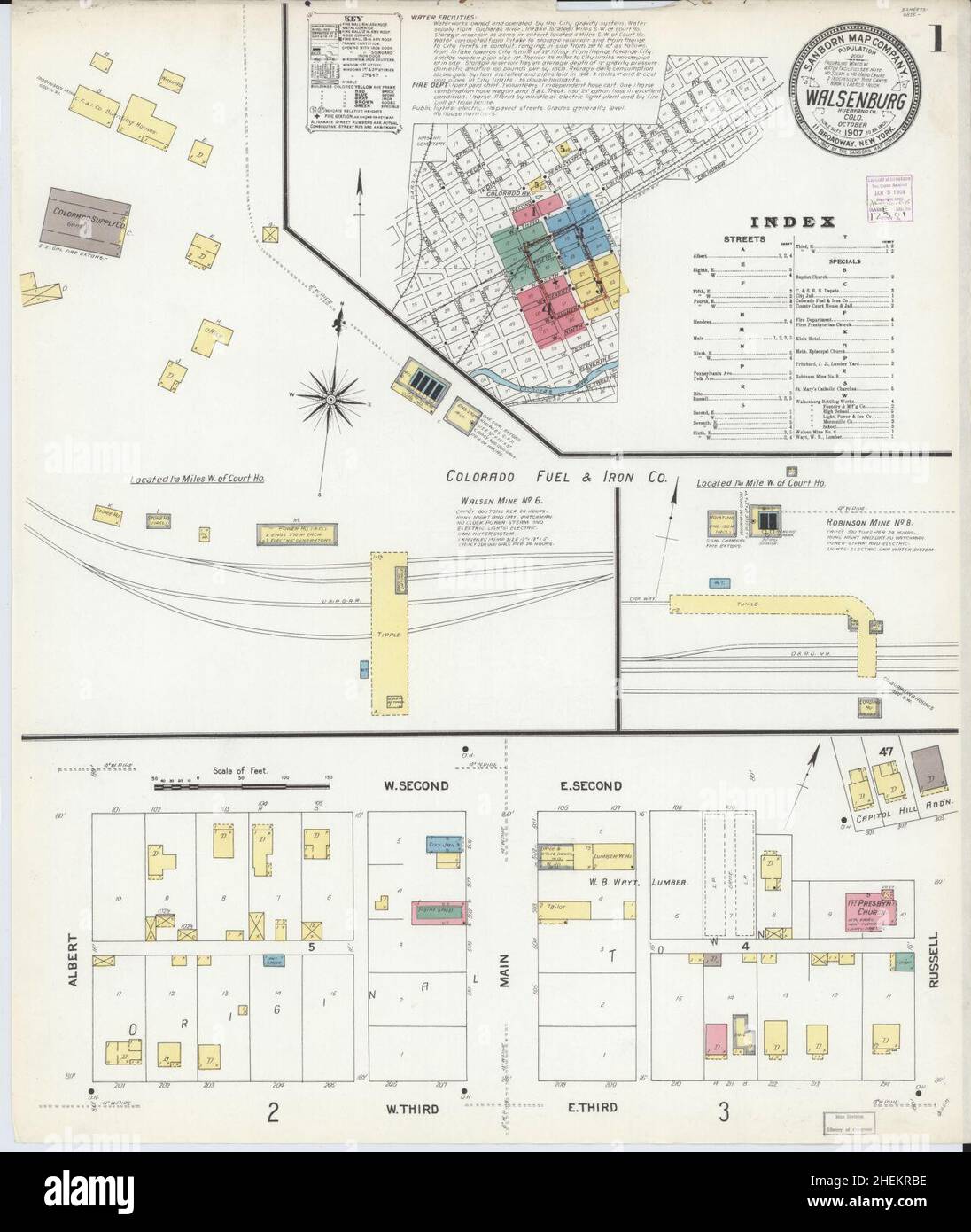 Map of walsenburg hi-res stock photography and images - Alamy