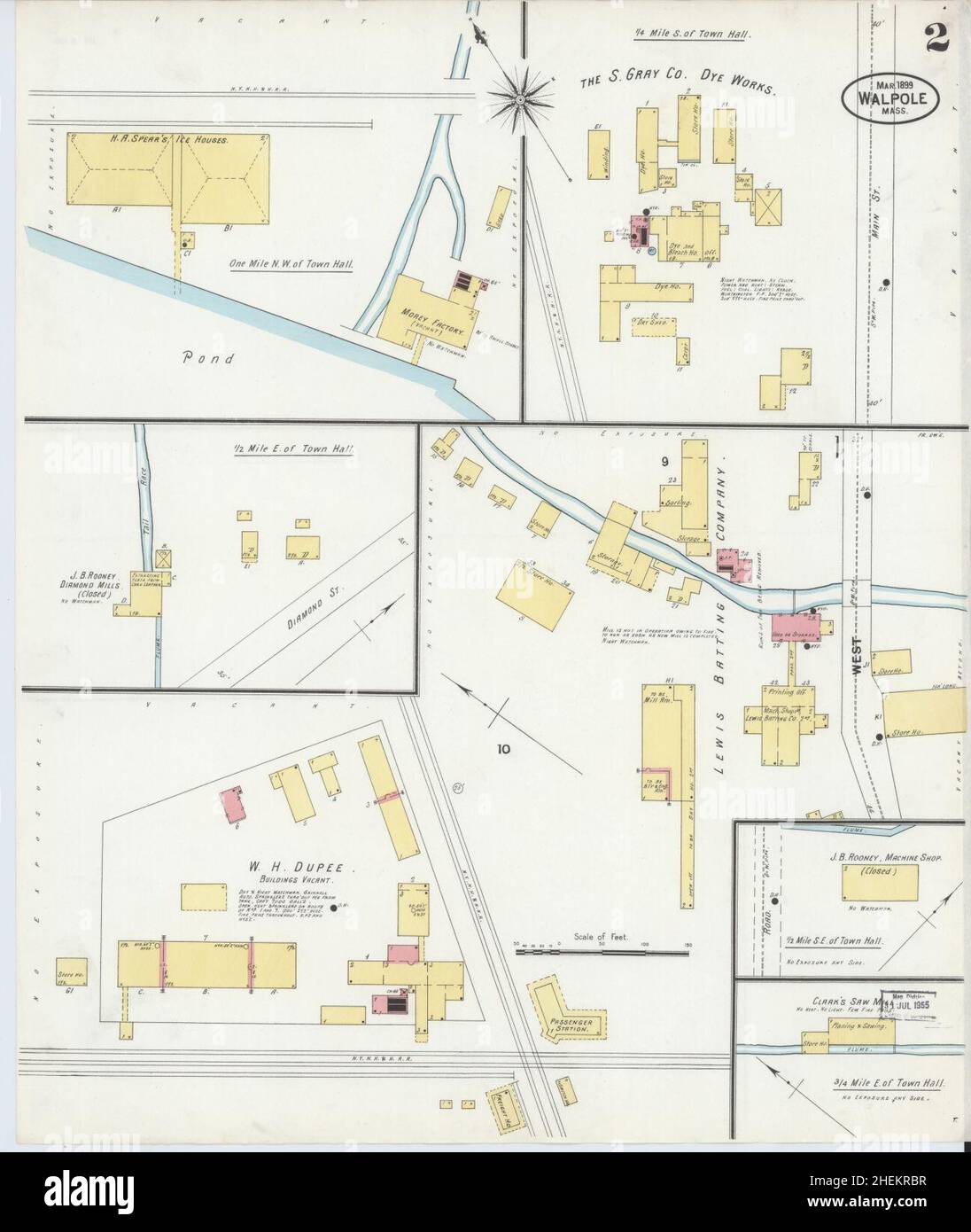 Walpole map hi-res stock photography and images - Alamy