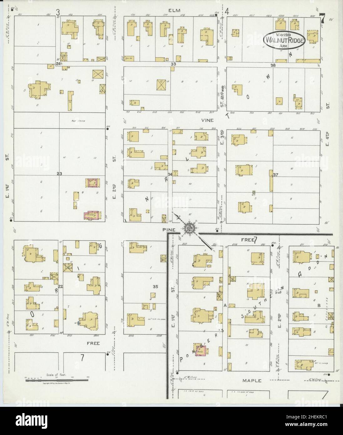 Map of walnut ridge hi-res stock photography and images - Alamy