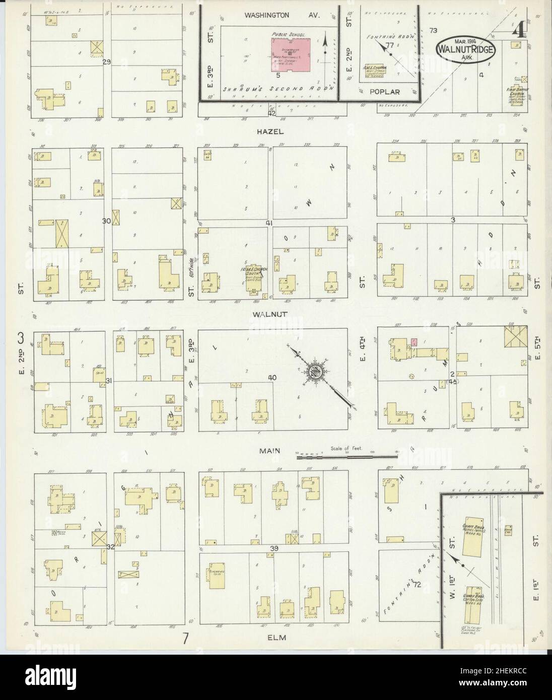 Walnut ridge map hi-res stock photography and images - Alamy