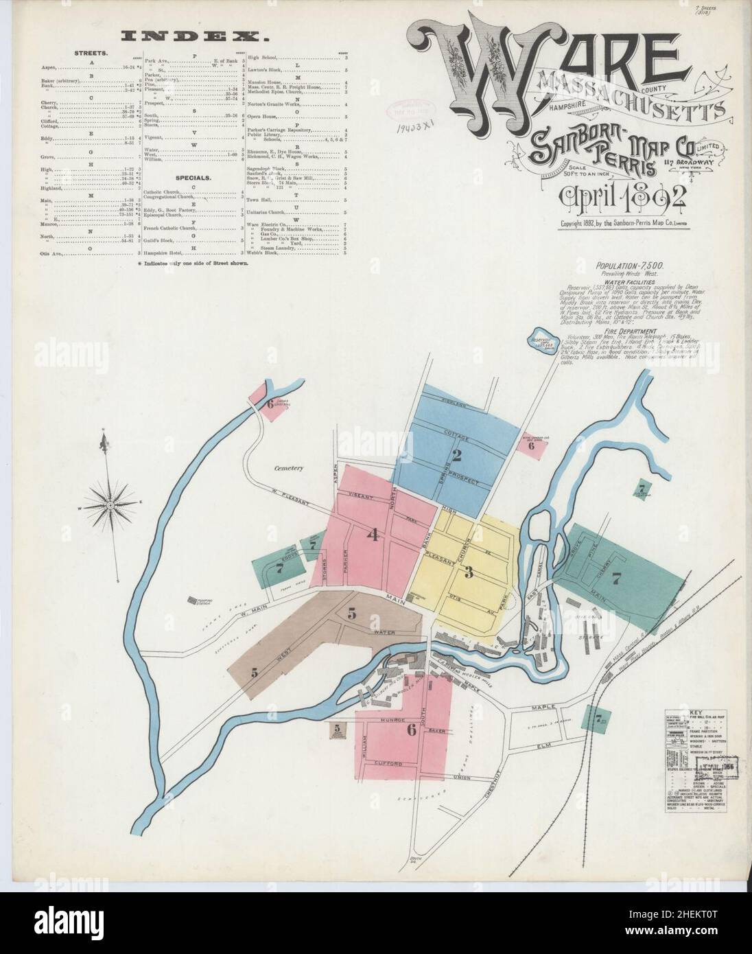Ware county map hi-res stock photography and images - Alamy