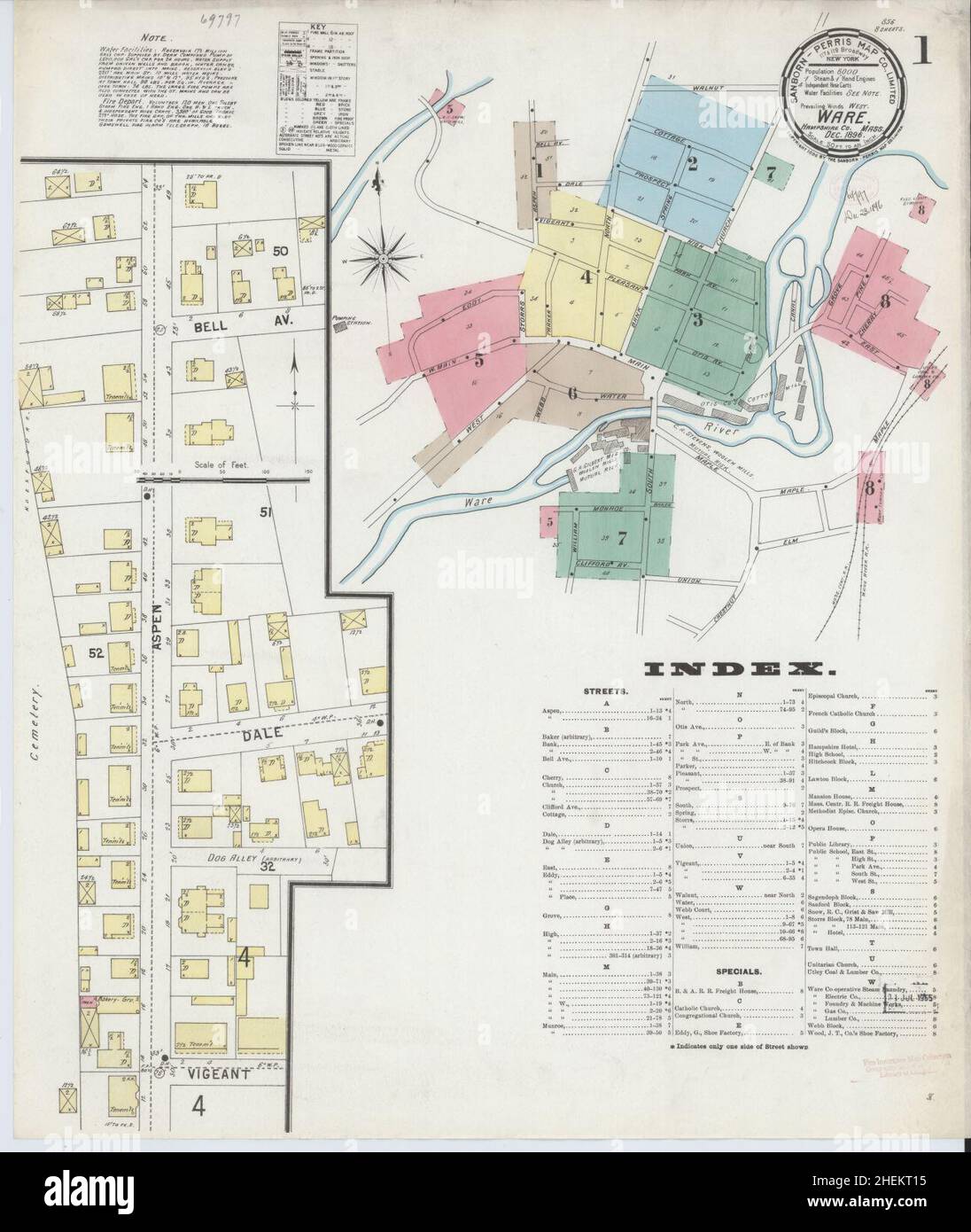 Ware county map hi-res stock photography and images - Alamy