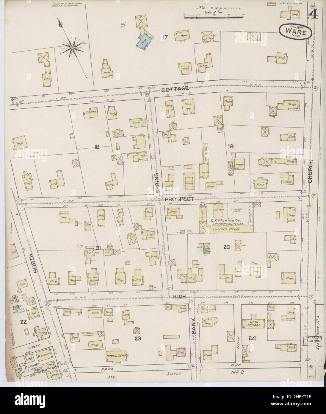 Ware county map hi-res stock photography and images - Alamy