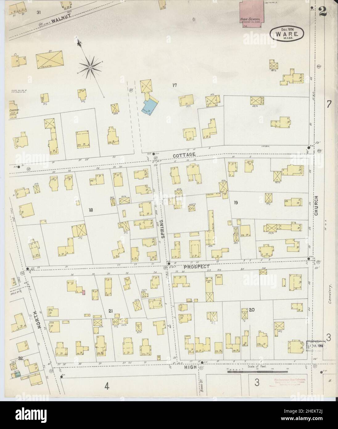 Ware county map hi-res stock photography and images - Alamy