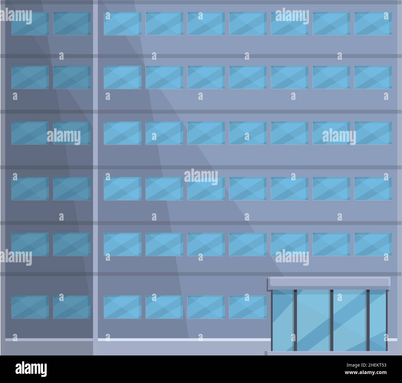 Multistory management icon cartoon vector. Building apartment. City ...