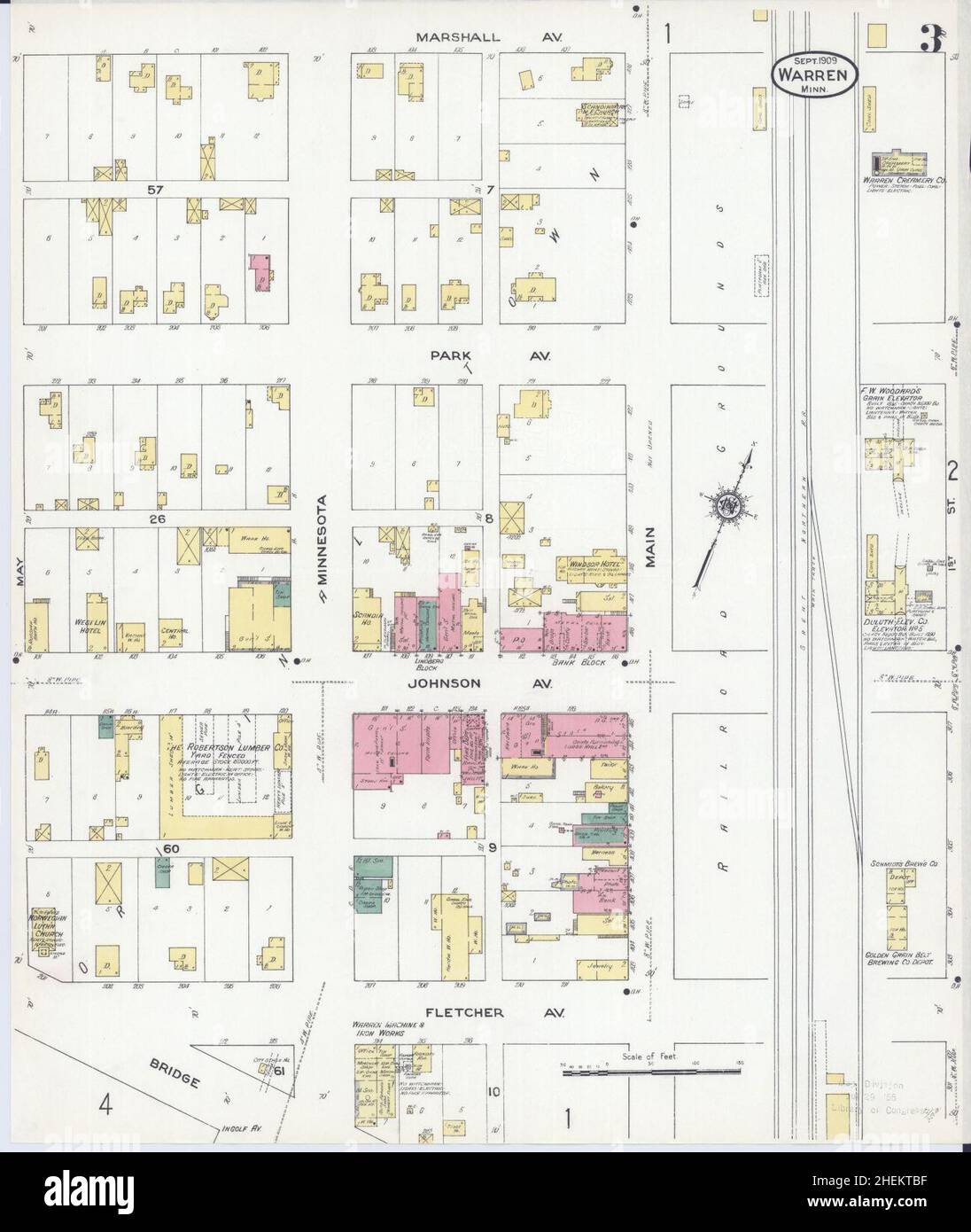 Warren minnesota map hi-res stock photography and images - Alamy