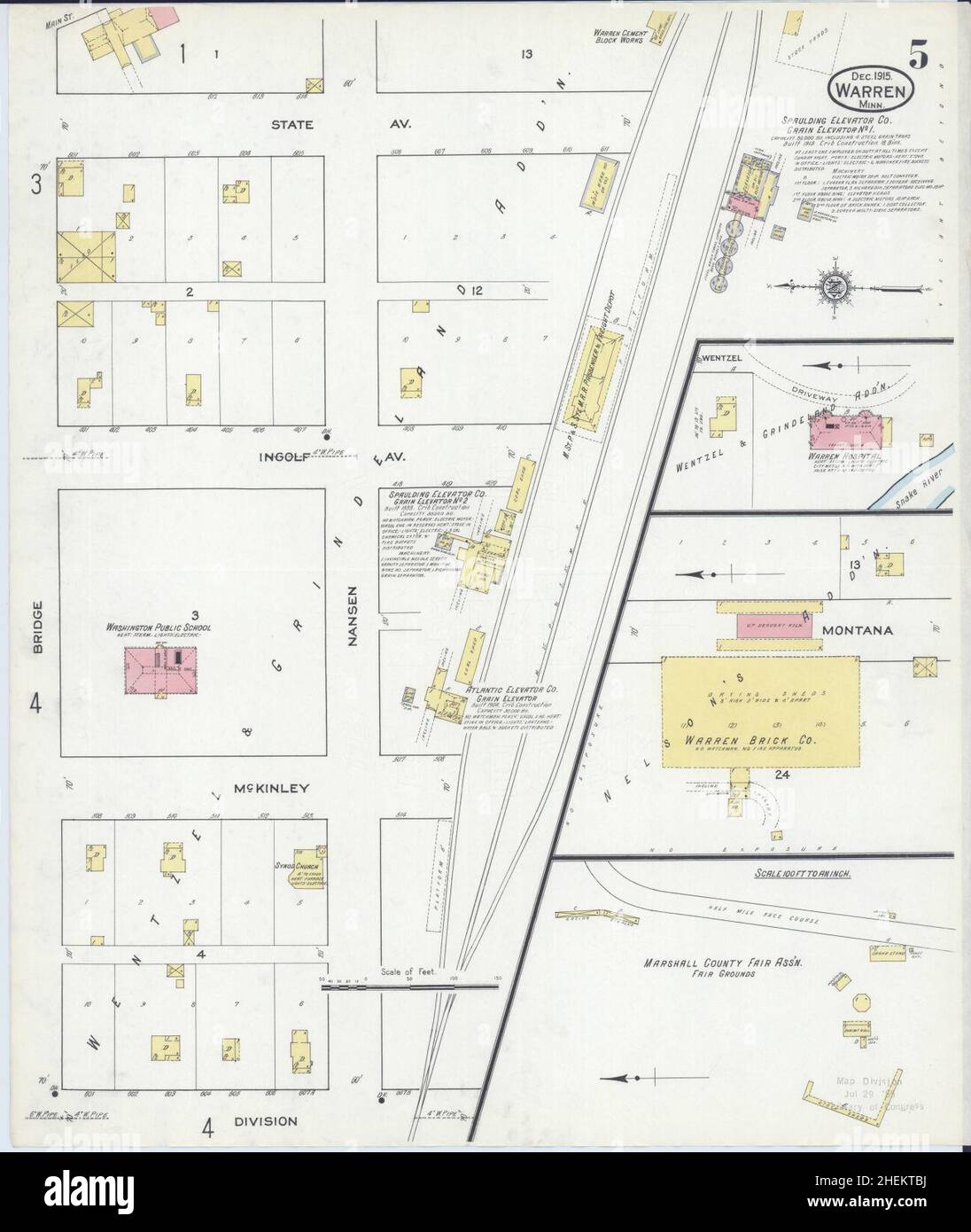 Warren minnesota map hi-res stock photography and images - Alamy