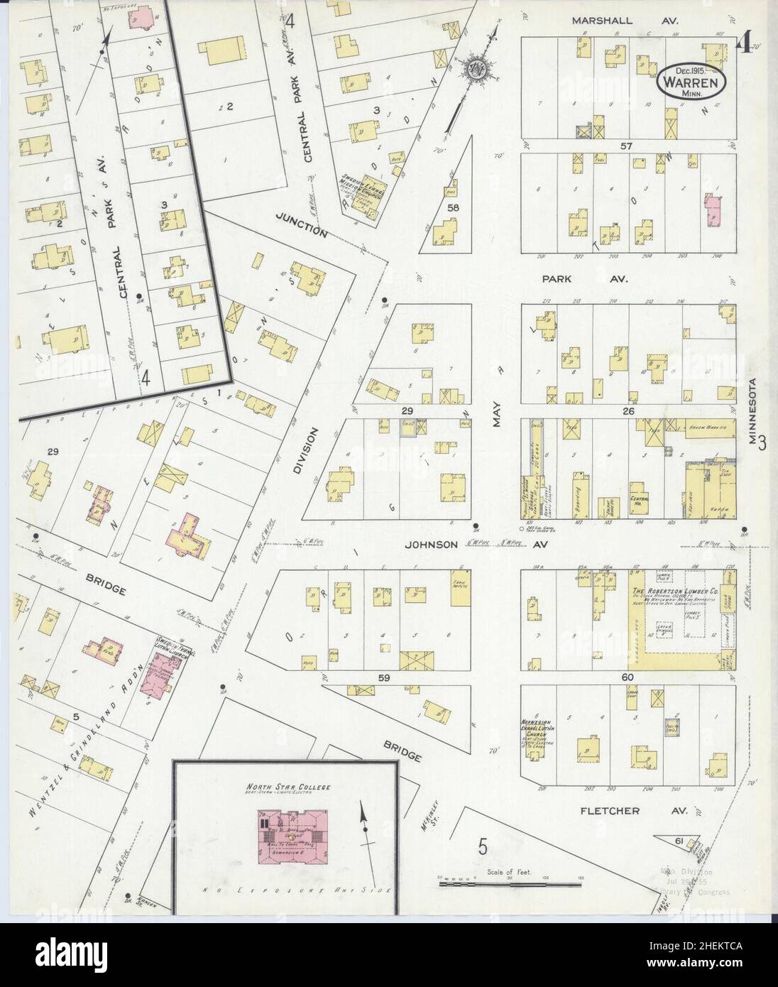 Map of marshall minnesota hi-res stock photography and images - Alamy