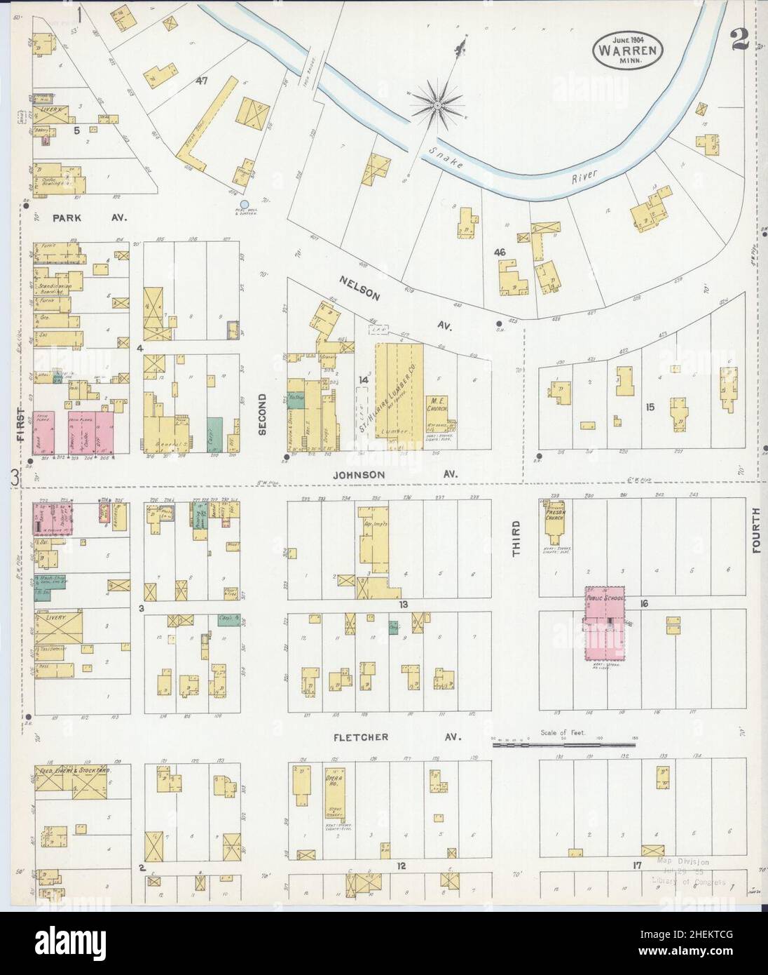 Warren minnesota map hi-res stock photography and images - Alamy