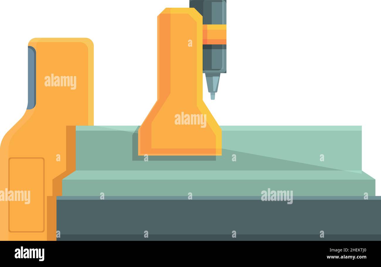 Arm robot machine icon cartoon vector. Factory industry. Industrial ...