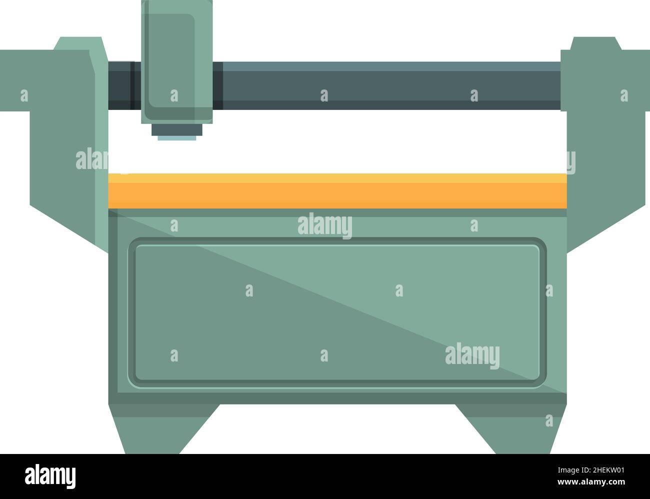 Steel plant cnc icon cartoon vector. Machine equipment. Industry ...