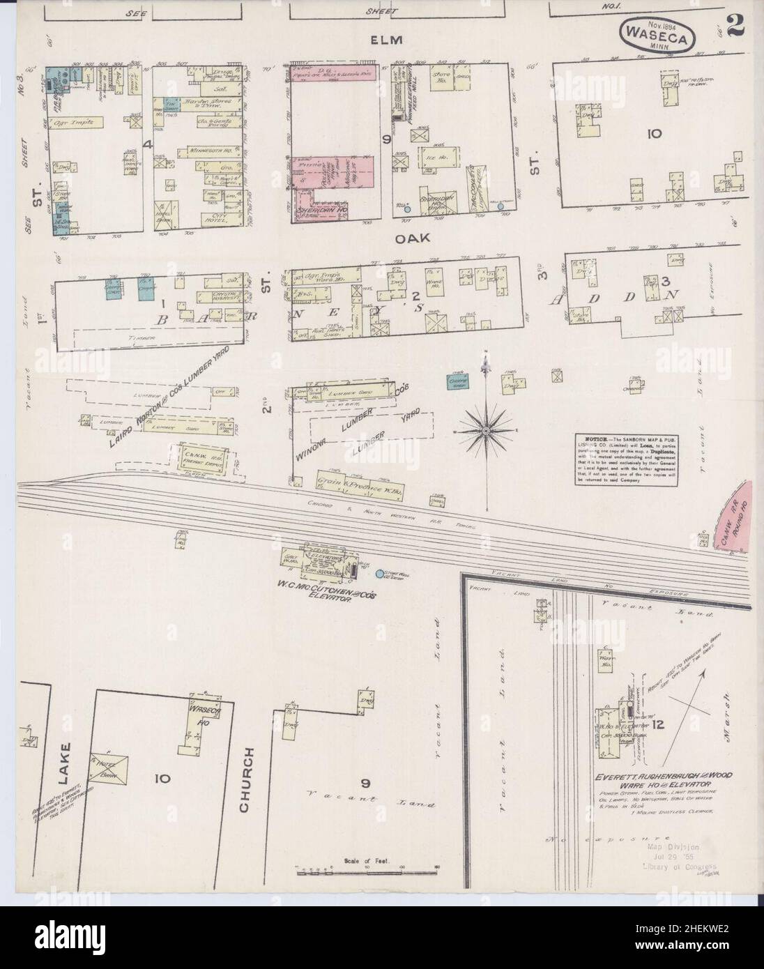 Map of waseca minnesota hi-res stock photography and images - Alamy