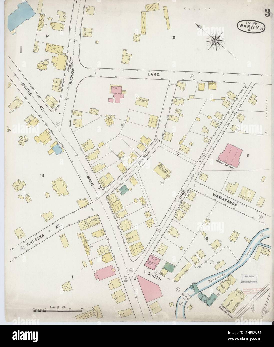 Map of warwick hi-res stock photography and images - Alamy