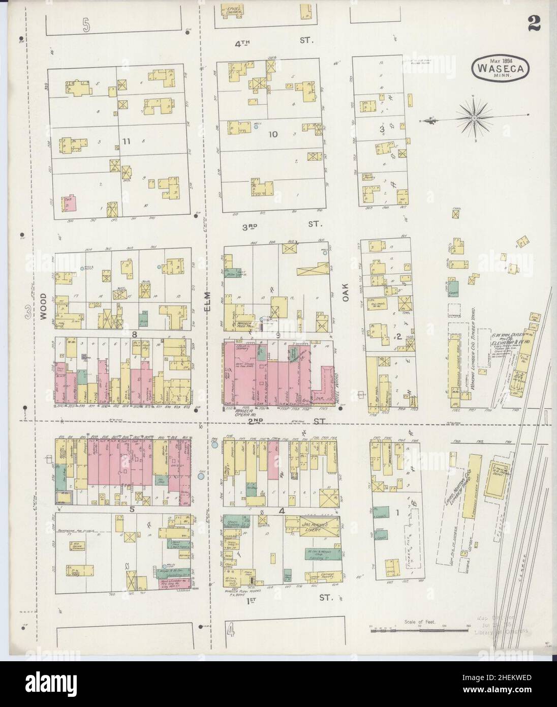 Map of waseca minnesota hi-res stock photography and images - Alamy